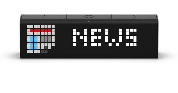 News App on LaMetric Market | LaMetric Time clock for smart home